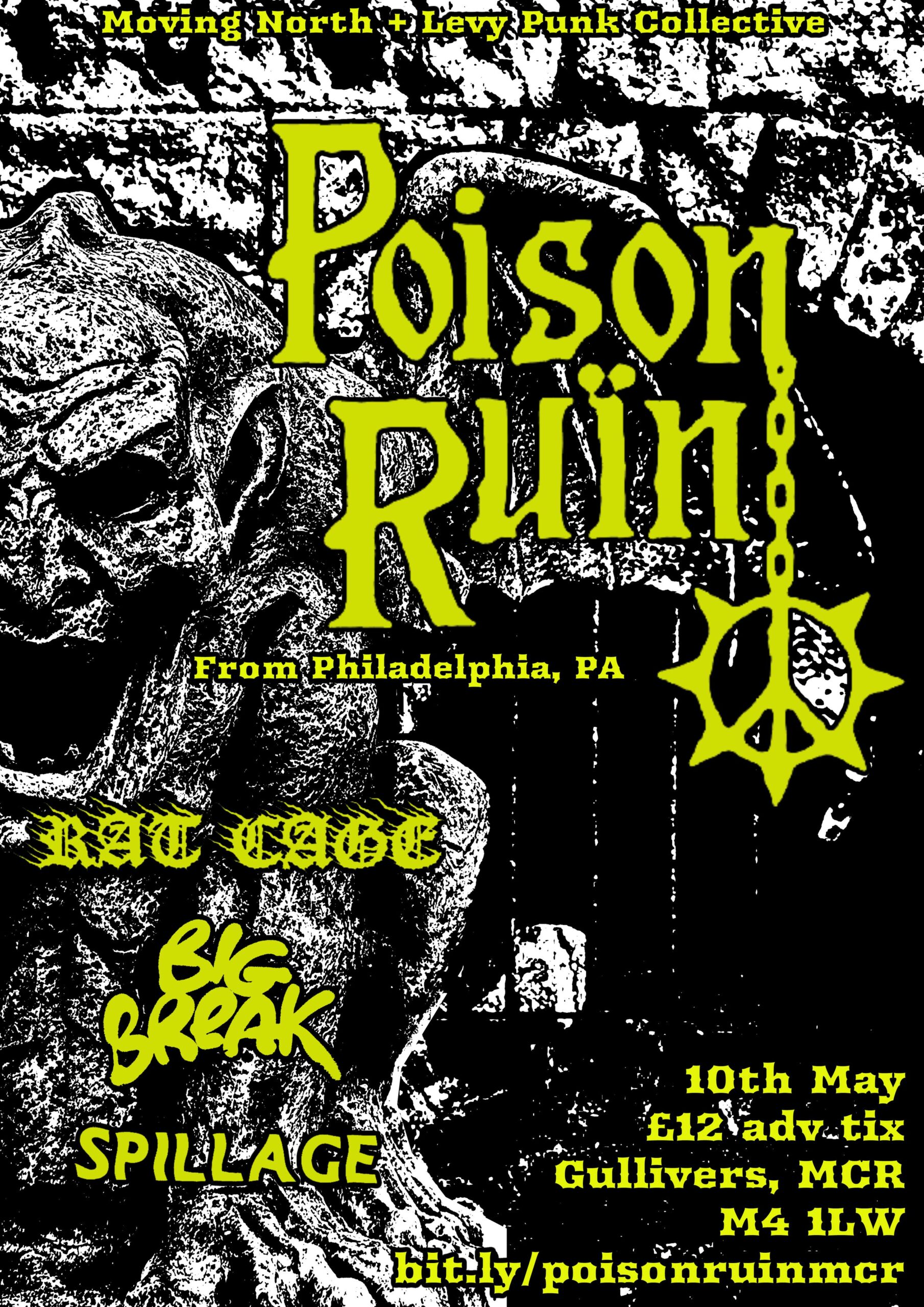 Poison Ruin *VENUE UPGRADE* - Gullivers