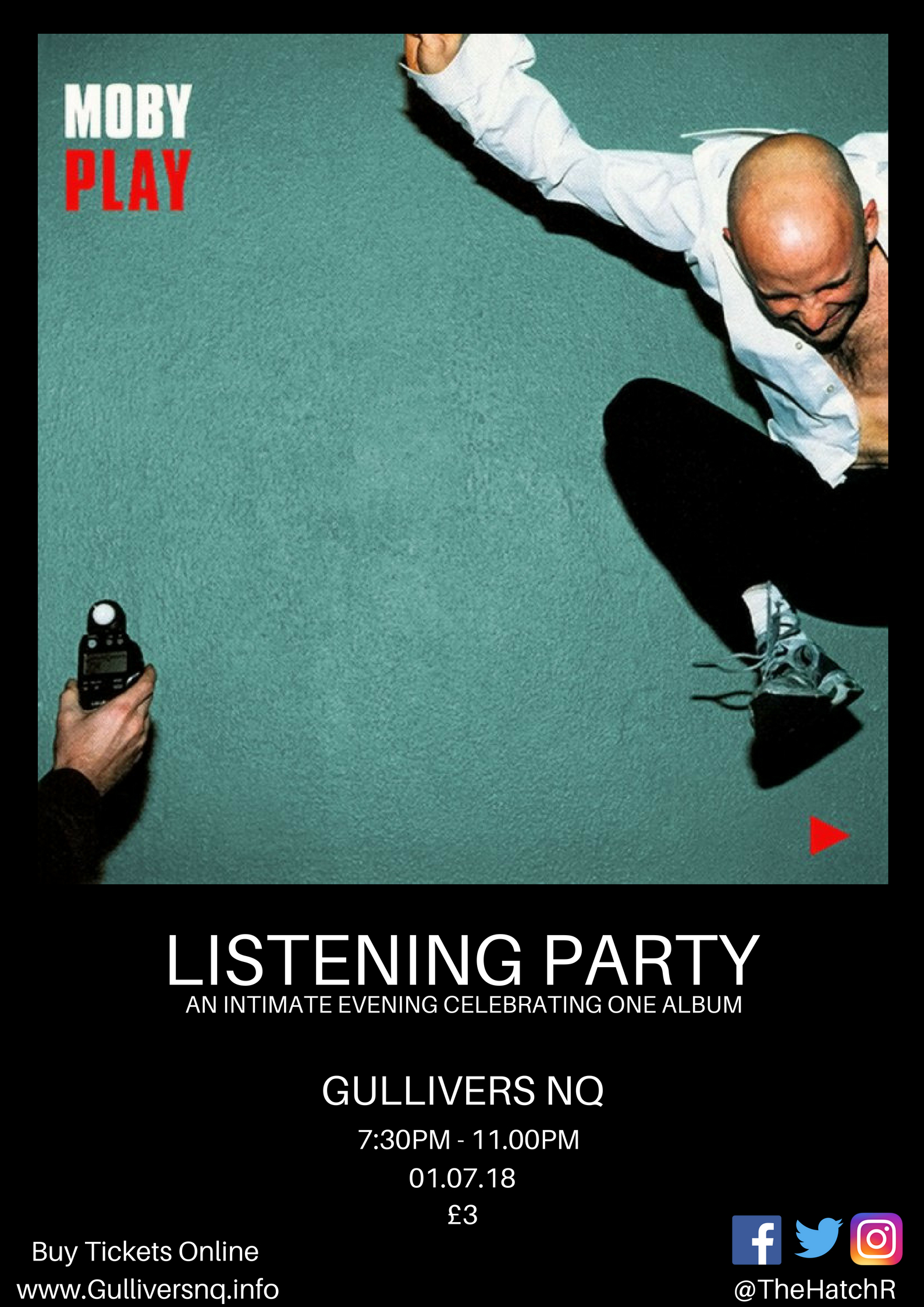 Listening Party / Moby - Play - The Castle Hotel